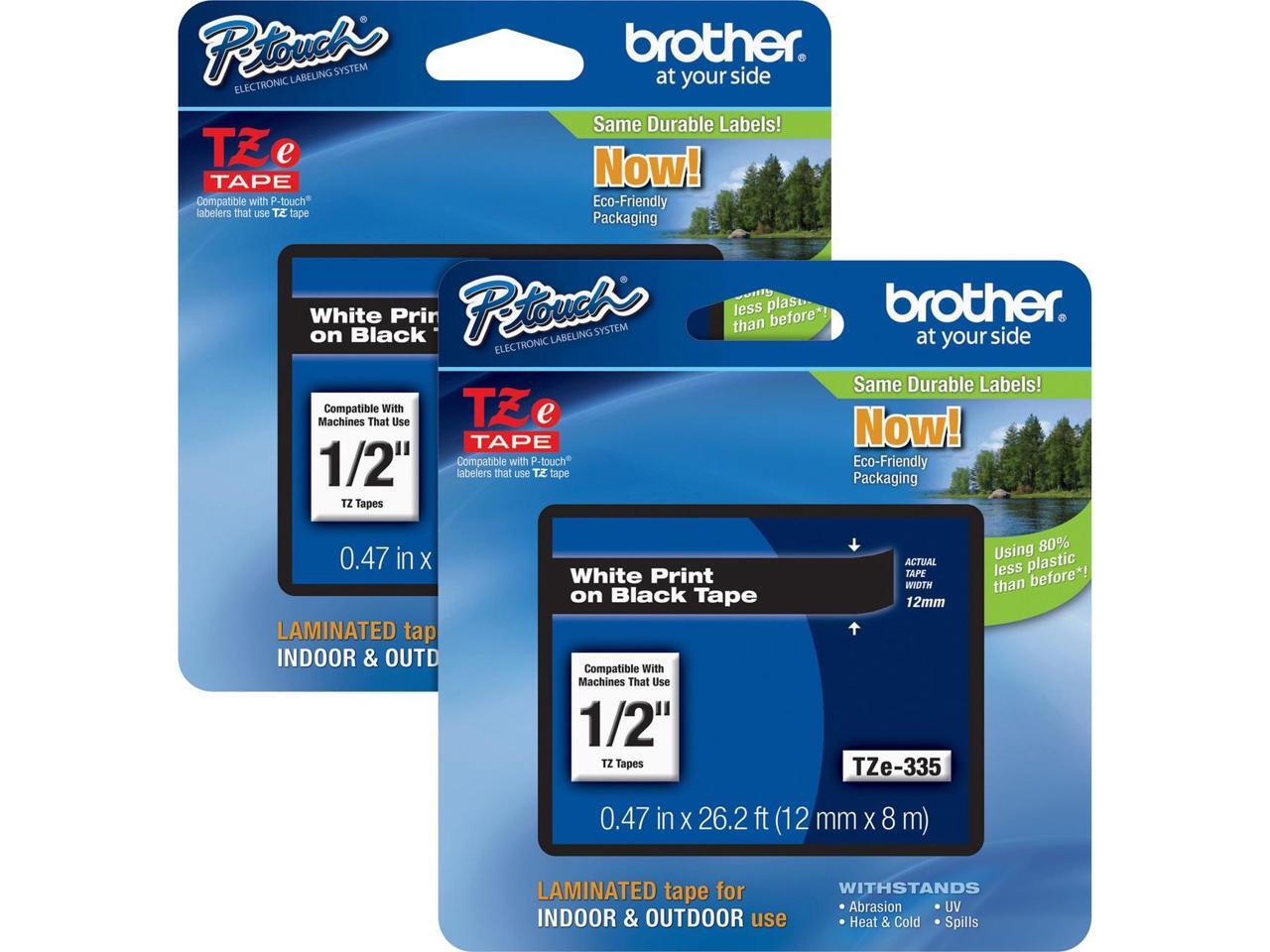 Brother P-touch TZe Laminated Tape Cartridges - Newegg.com