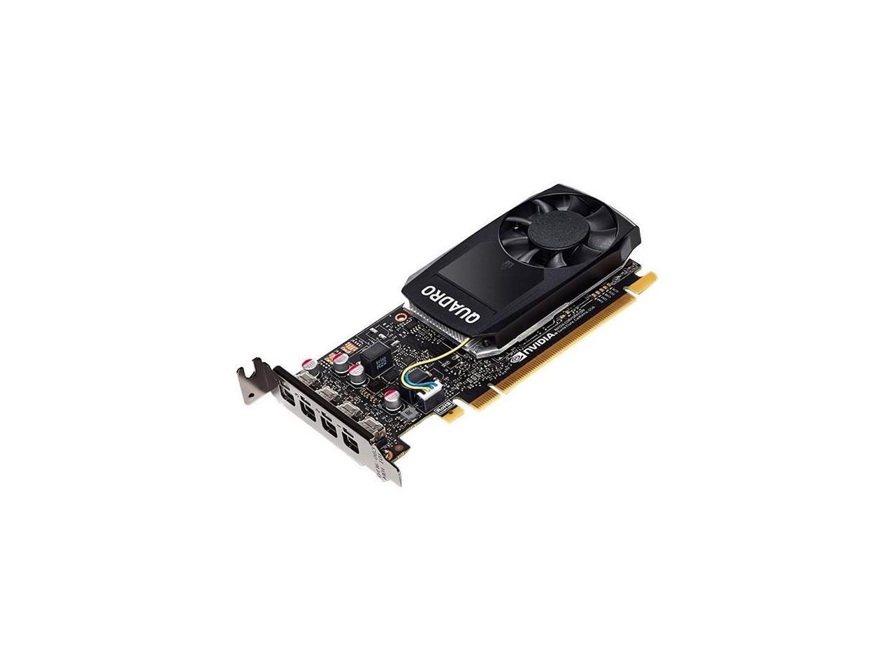 PNY Quadro P1000 Graphic Card - 4 GB GDDR5 - Low-profile - Single Slot ...