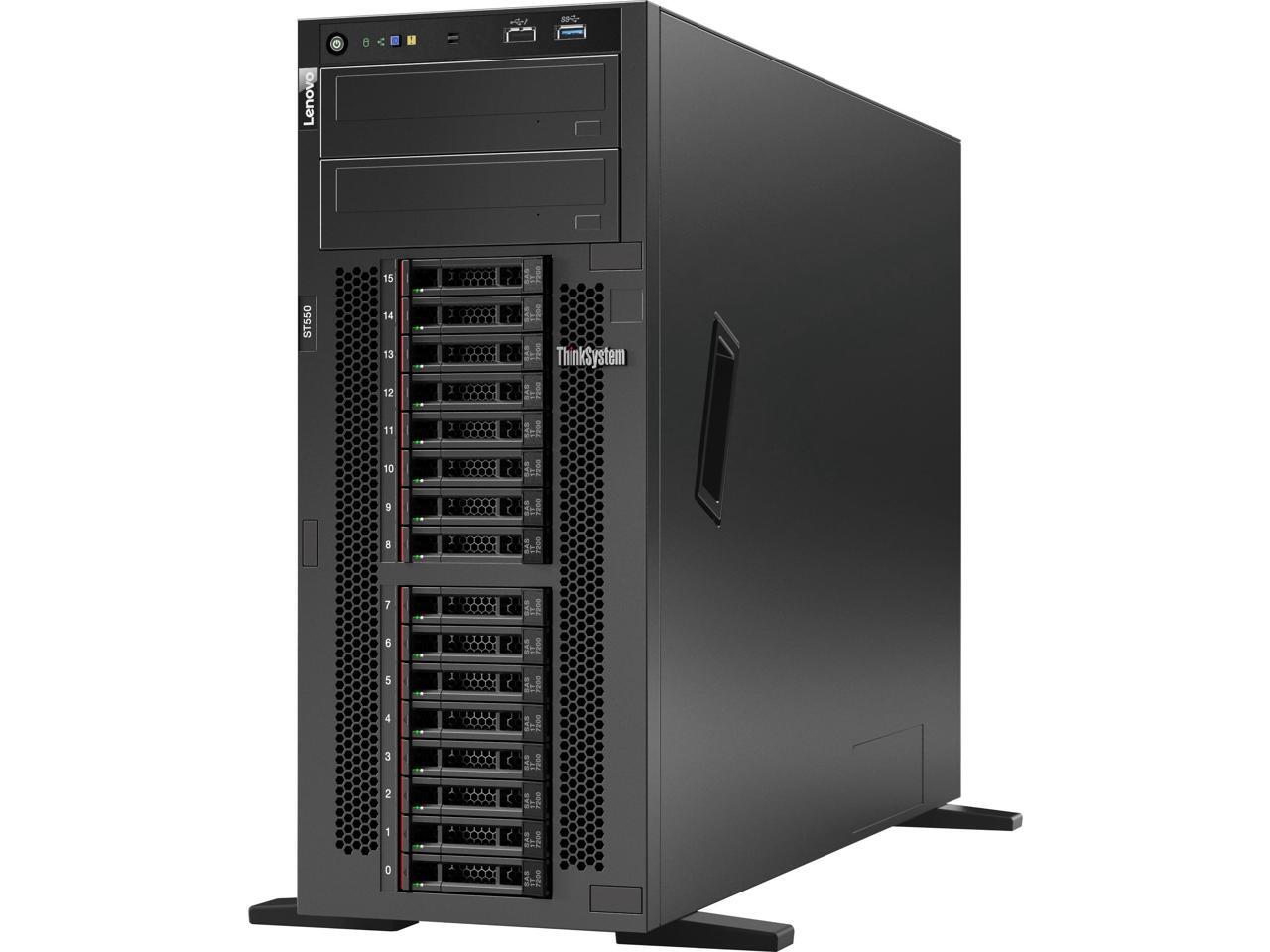 Lenovo ThinkSystem ST550 7X10A0B3NA 4U Xeon Silver 4210 16GB Tower ...