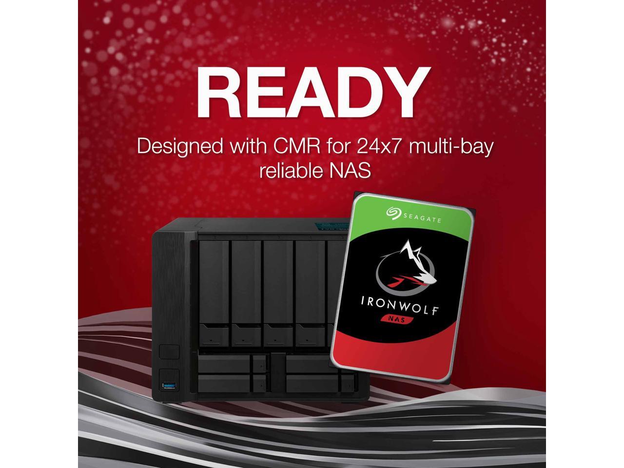 Seagate IronWolf ST16000VN001 16TB 7200 RPM 256MB Cache SATA 6.0Gb/s 3. ...