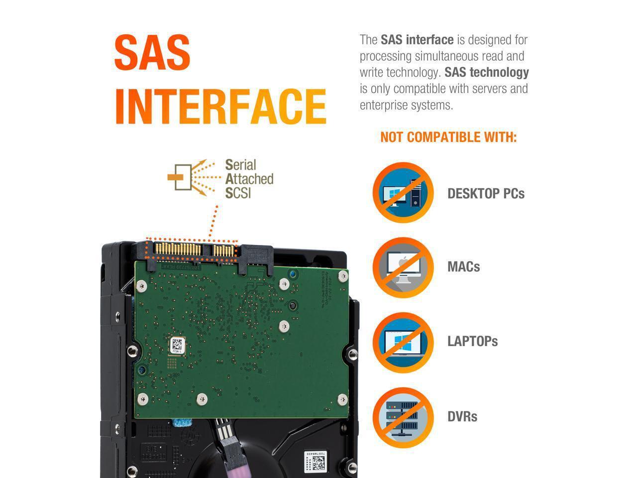 Refurbished: Seagate Exos X16 16TB SAS 12Gb/s 3.5" Enterprise HDD ...