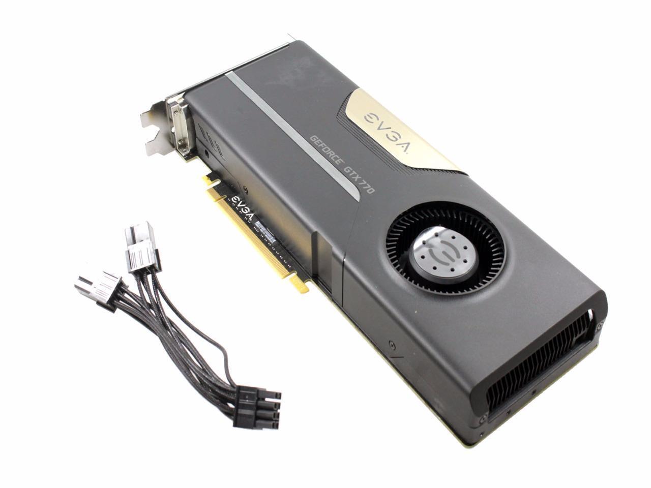 EVGA Nvidia Geforce GTX 770 2GB GDDR5 256-bit Video Graphics Card 02G ...
