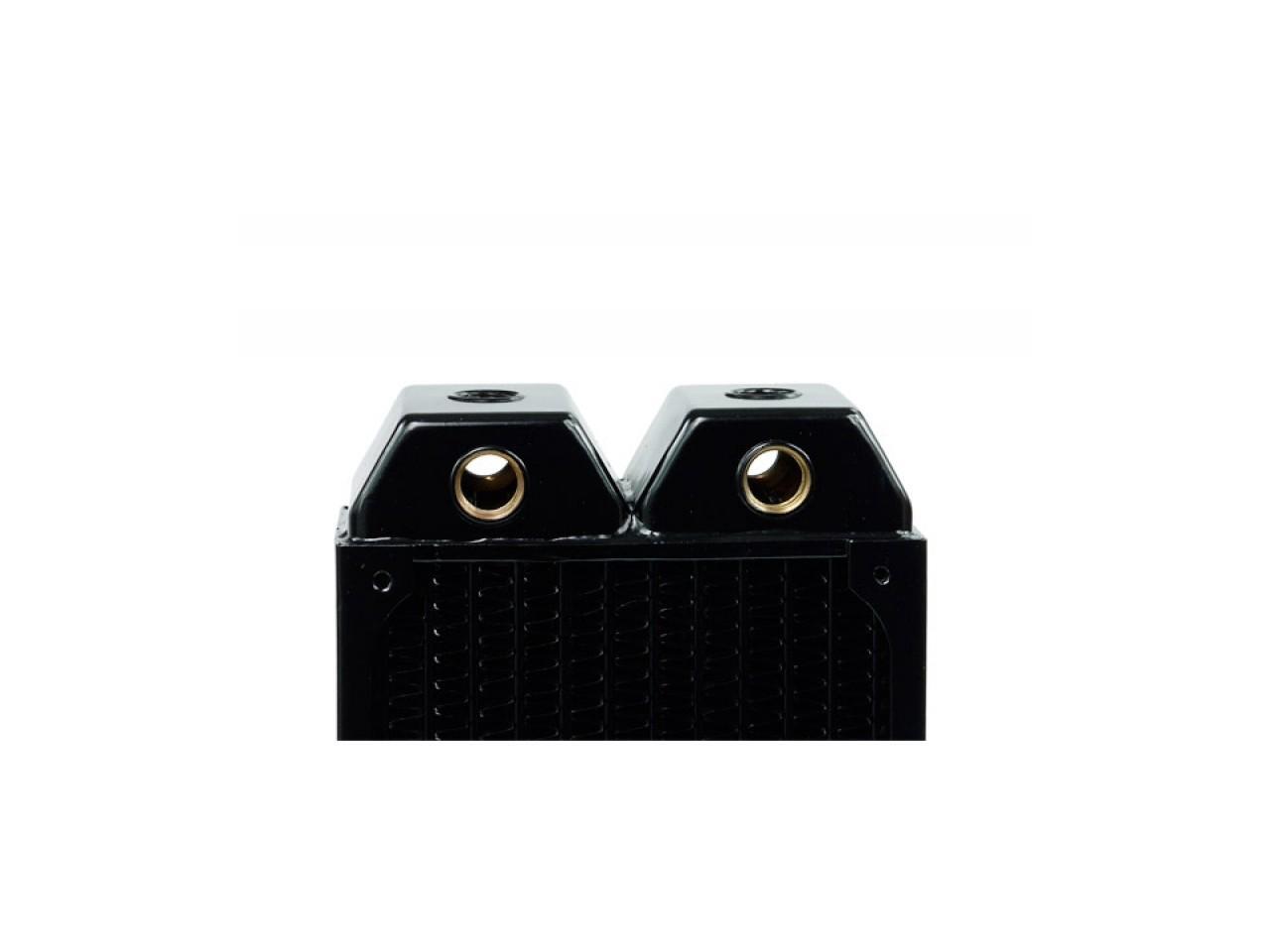 Alphacool NexXxos Monsta Radiator 120, 120mm x 1, Single Fan, Black ...