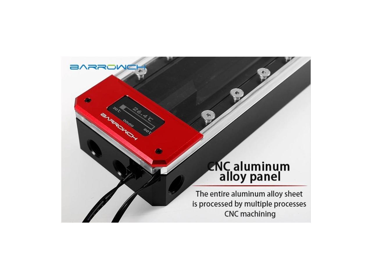 Barrowch 200mm Boxfish Series Acrylic Box Reservoir with OLED Display ...