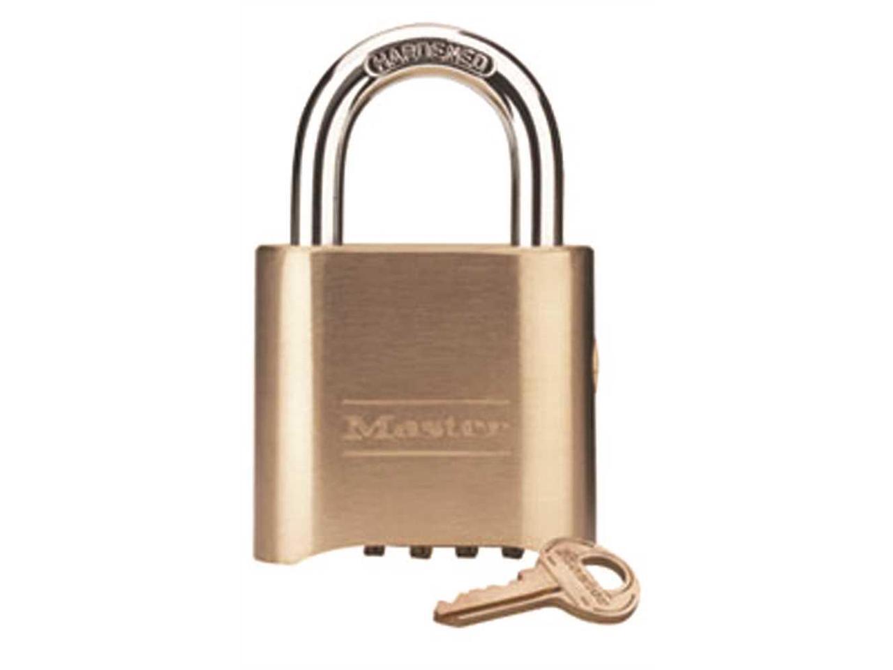 Master Lock Combination Padlock,1 1/2in,Rectgle,Gold 176 - Newegg.com