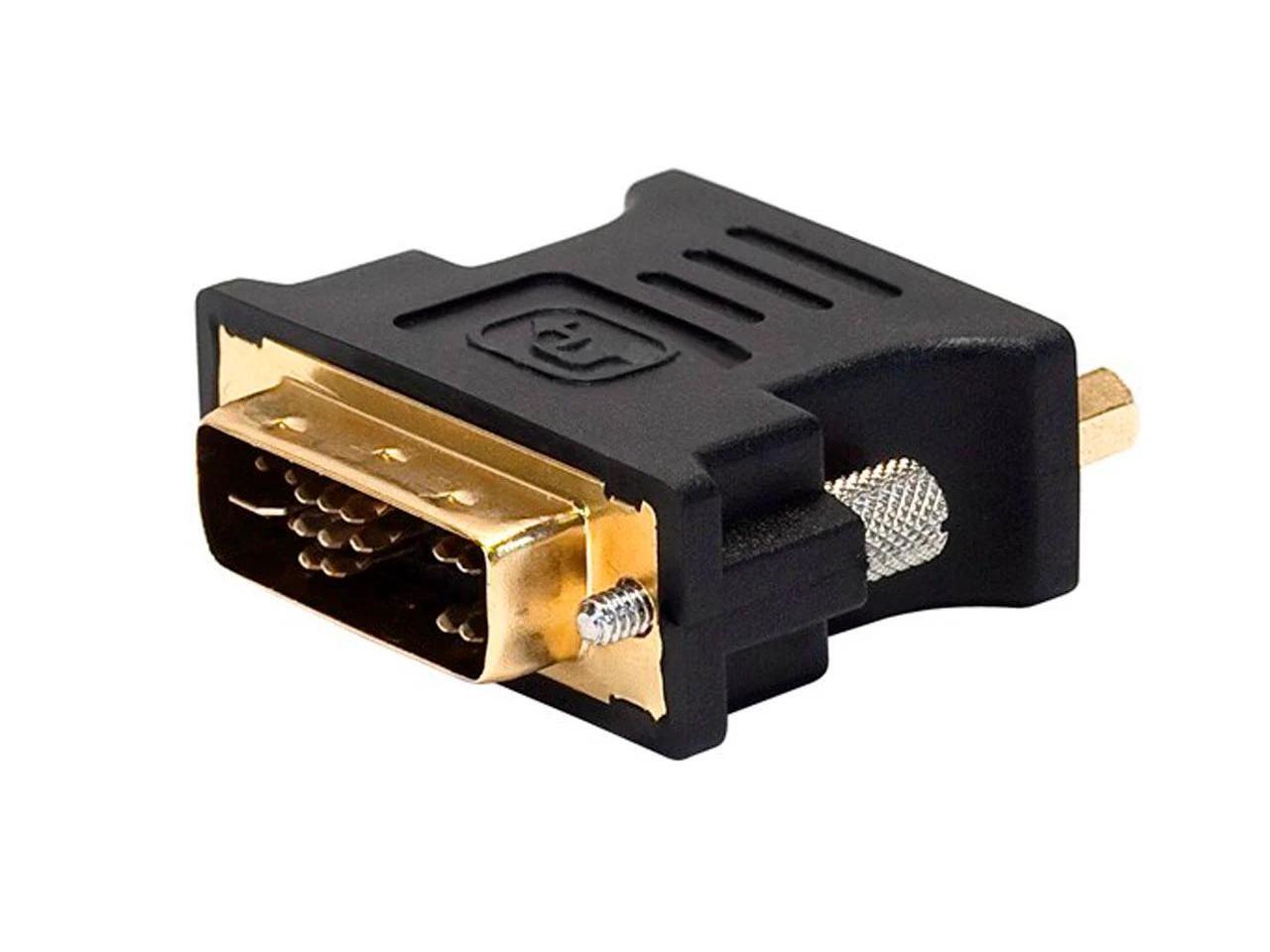 Monoprice Inc. Dvi-A Dual Link Male To Hd15(Vga) Female Adapter (Gold ...
