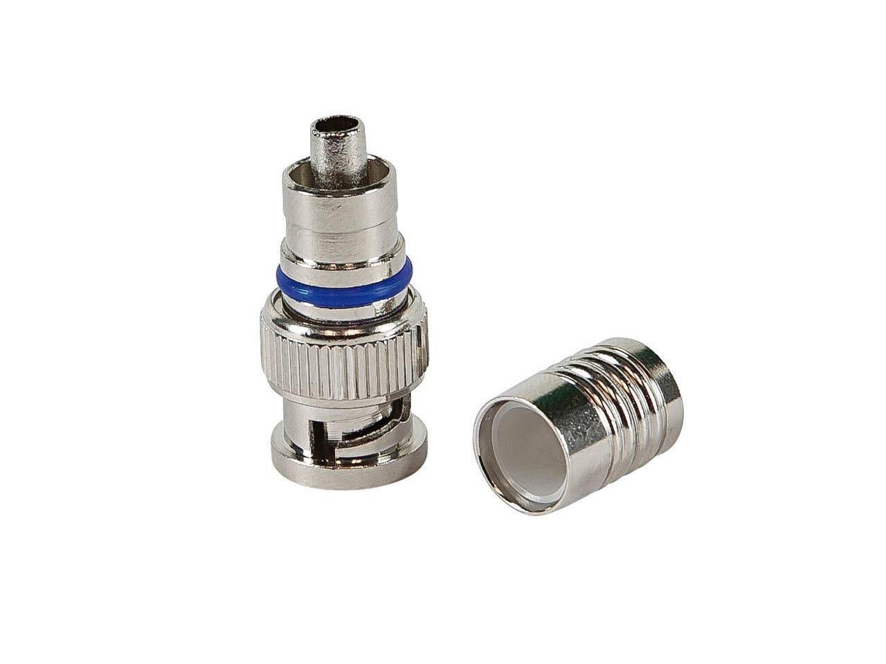 Monoprice 10pcs Male BNC Compression Connector for RG-59/RG-6 - Newegg.com
