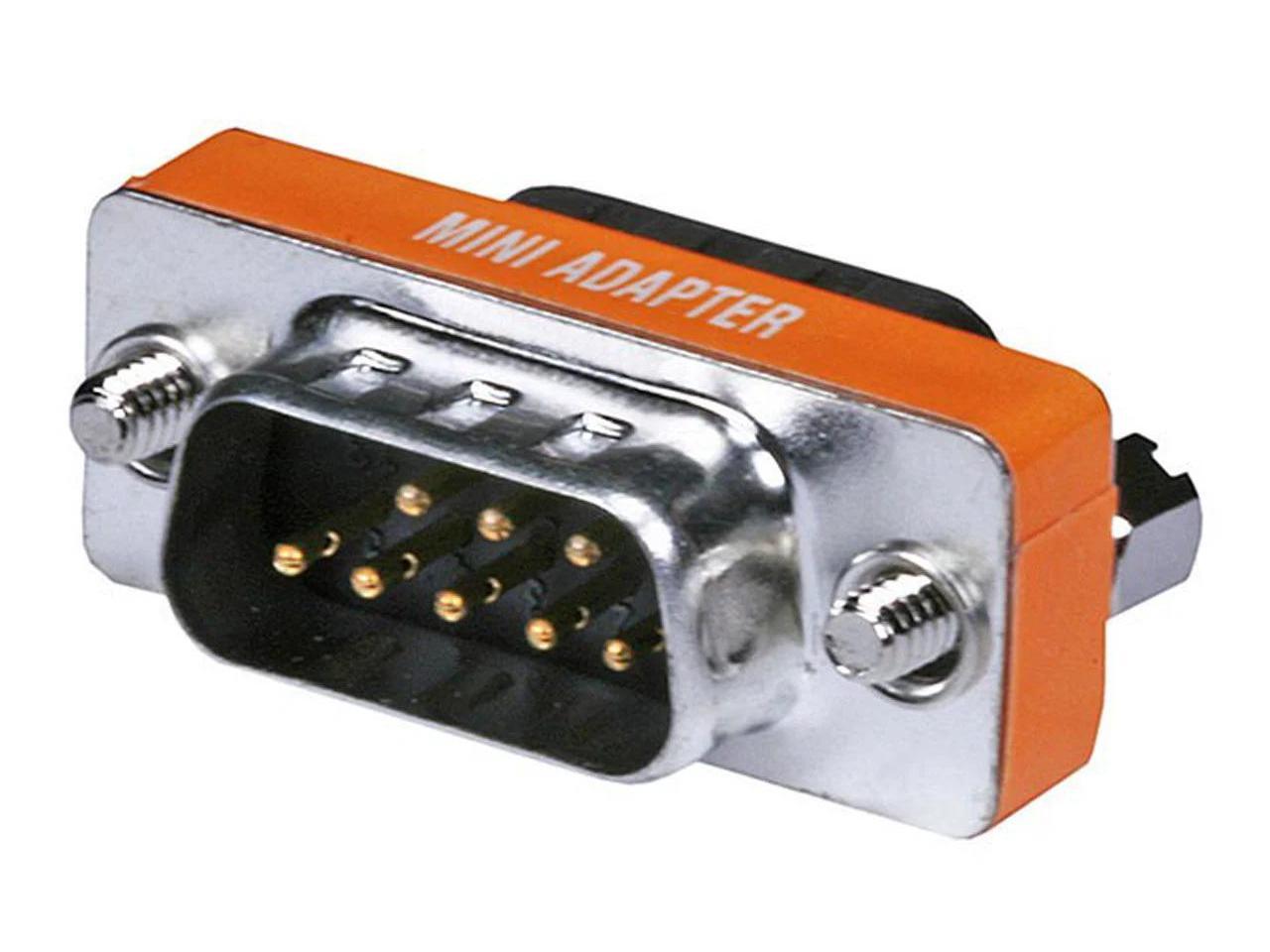 Monoprice DB9 Male/Male Mini Null Modem Adapter - Newegg.com