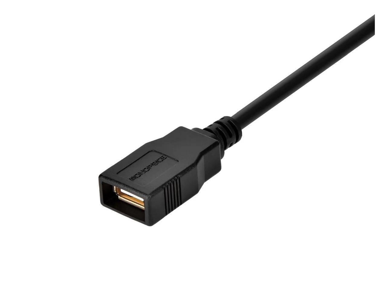 Monoprice USB Type-A to USB Type-A Female 2.0 Extension Cable - 1.5 ...