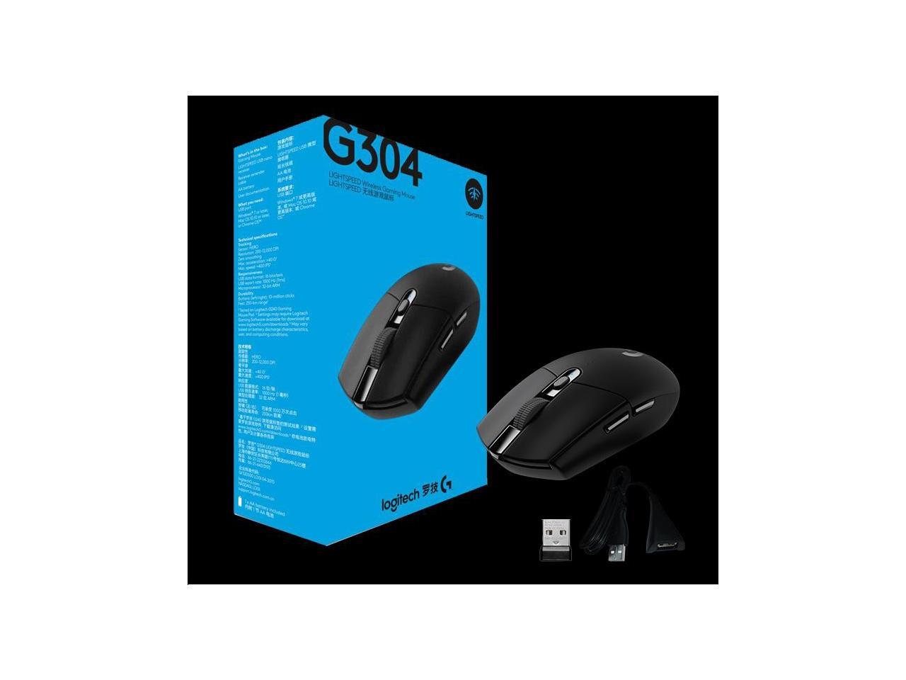 Logitech G304/G305 LIGHTSPEED Wireless Gaming Mouse, Black - Newegg.com