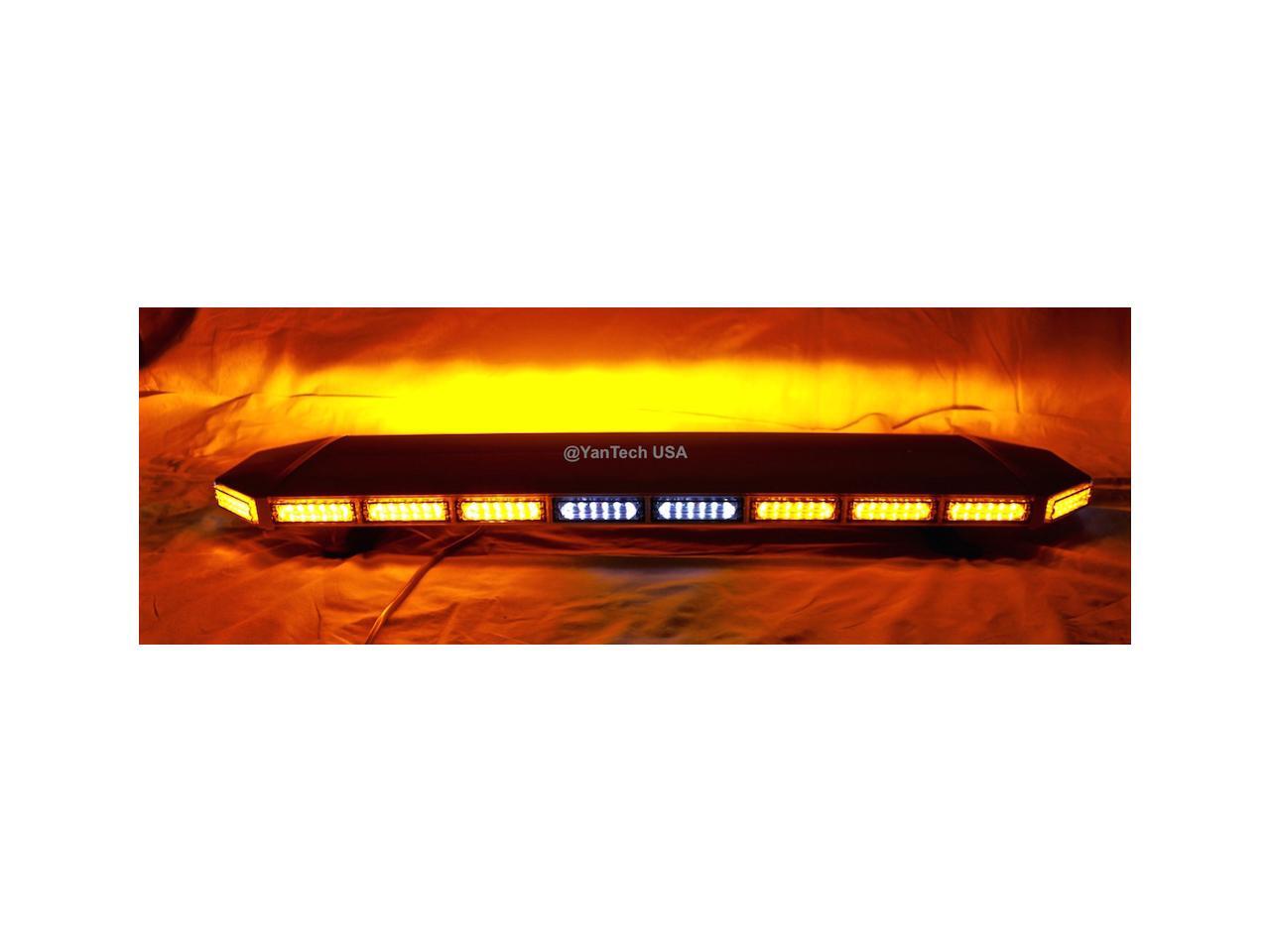 47" 132 LED EMERGENCY BEACON LIGHT BAR WARNING TRUCK TOW WRECKER STROBE ...