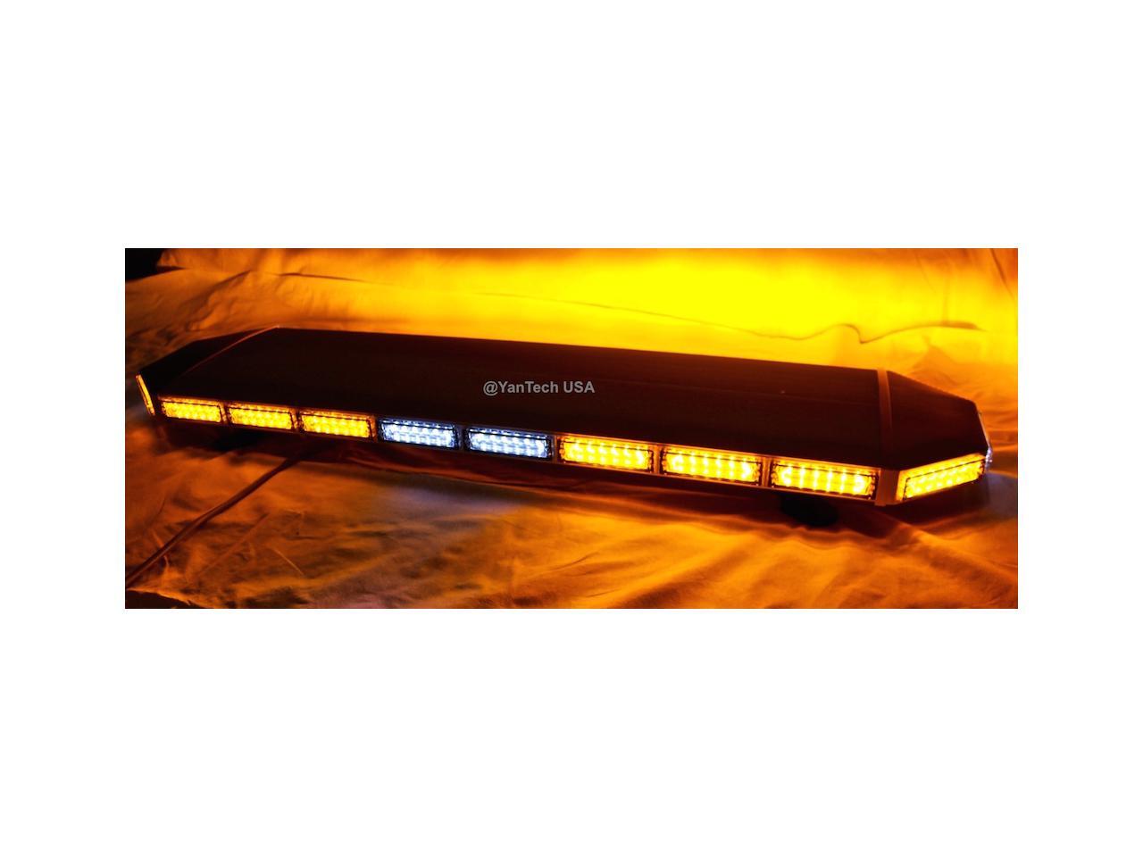 47" 132 LED EMERGENCY BEACON LIGHT BAR WARNING TRUCK TOW WRECKER STROBE ...