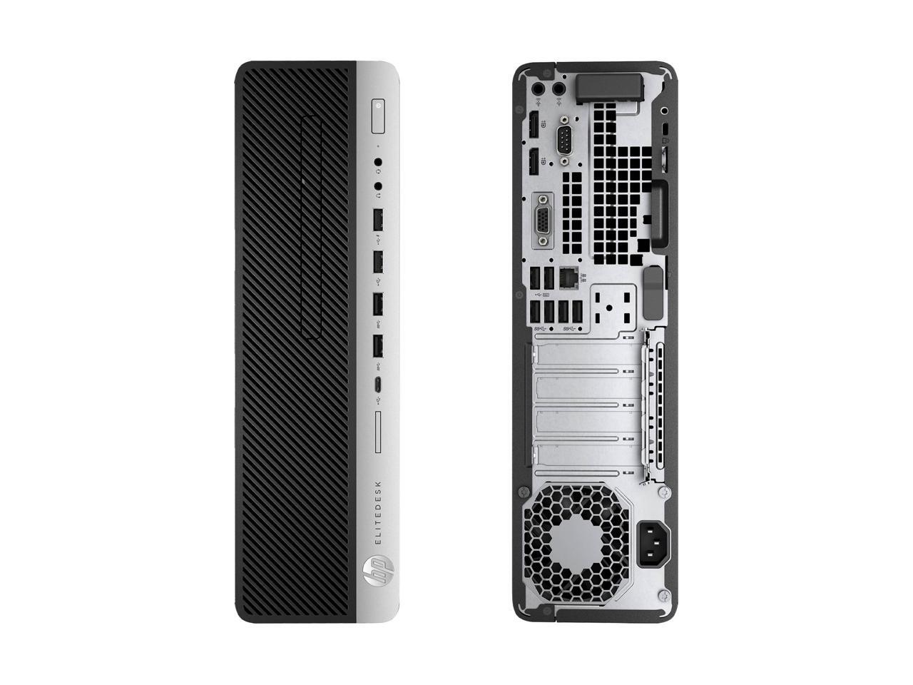 Refurbished: HP EliteDesk 800 G3, Small Form Factor, Intel Core i5-6500 ...