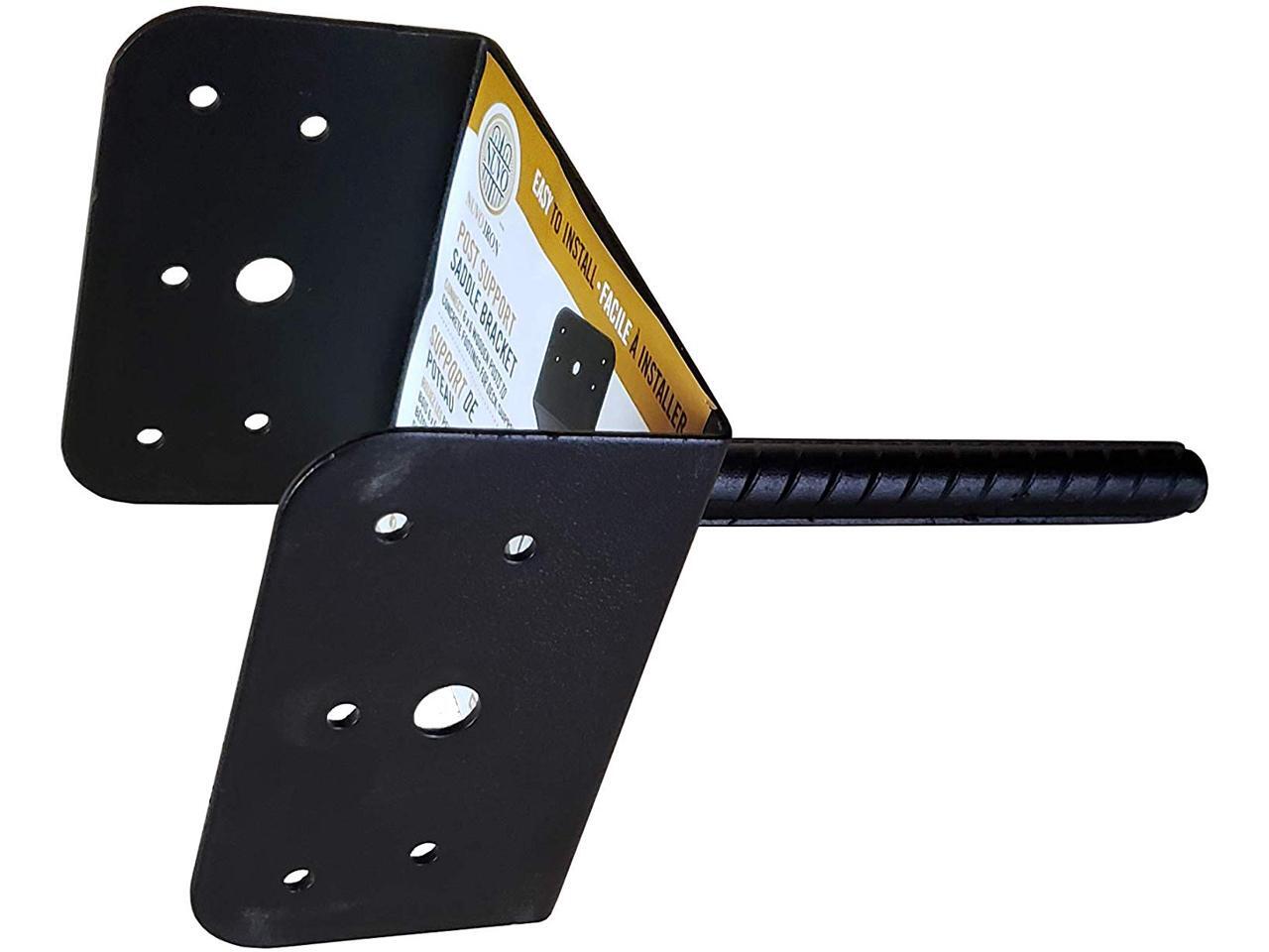 Post Support Saddle Bracket Holder for 5.5"x5.5" Posts, Galvanized ...