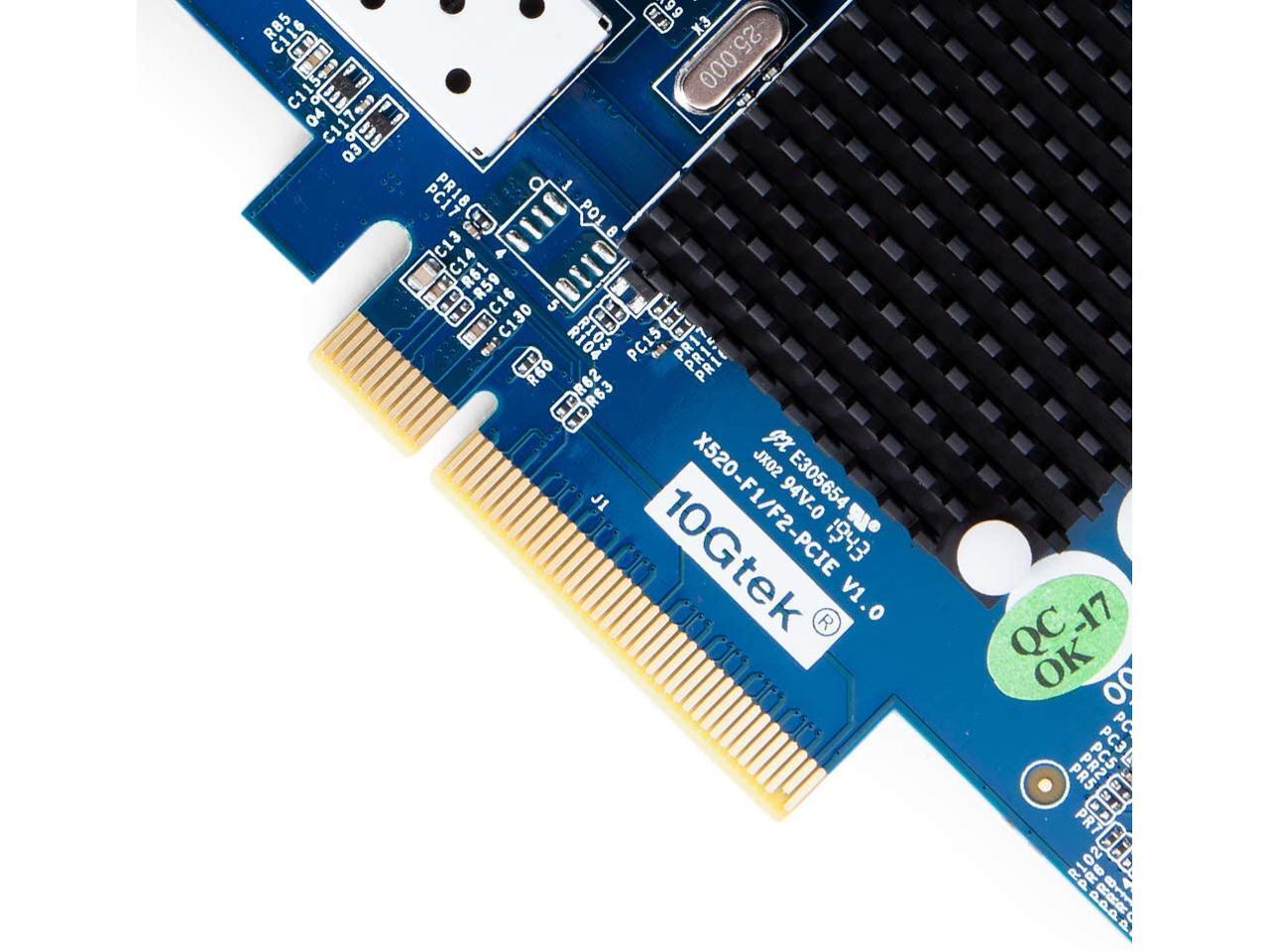 For Intel X520-DA2,10Gb PCI-E NIC Network Card, Dual SFP+ Port, PCI ...