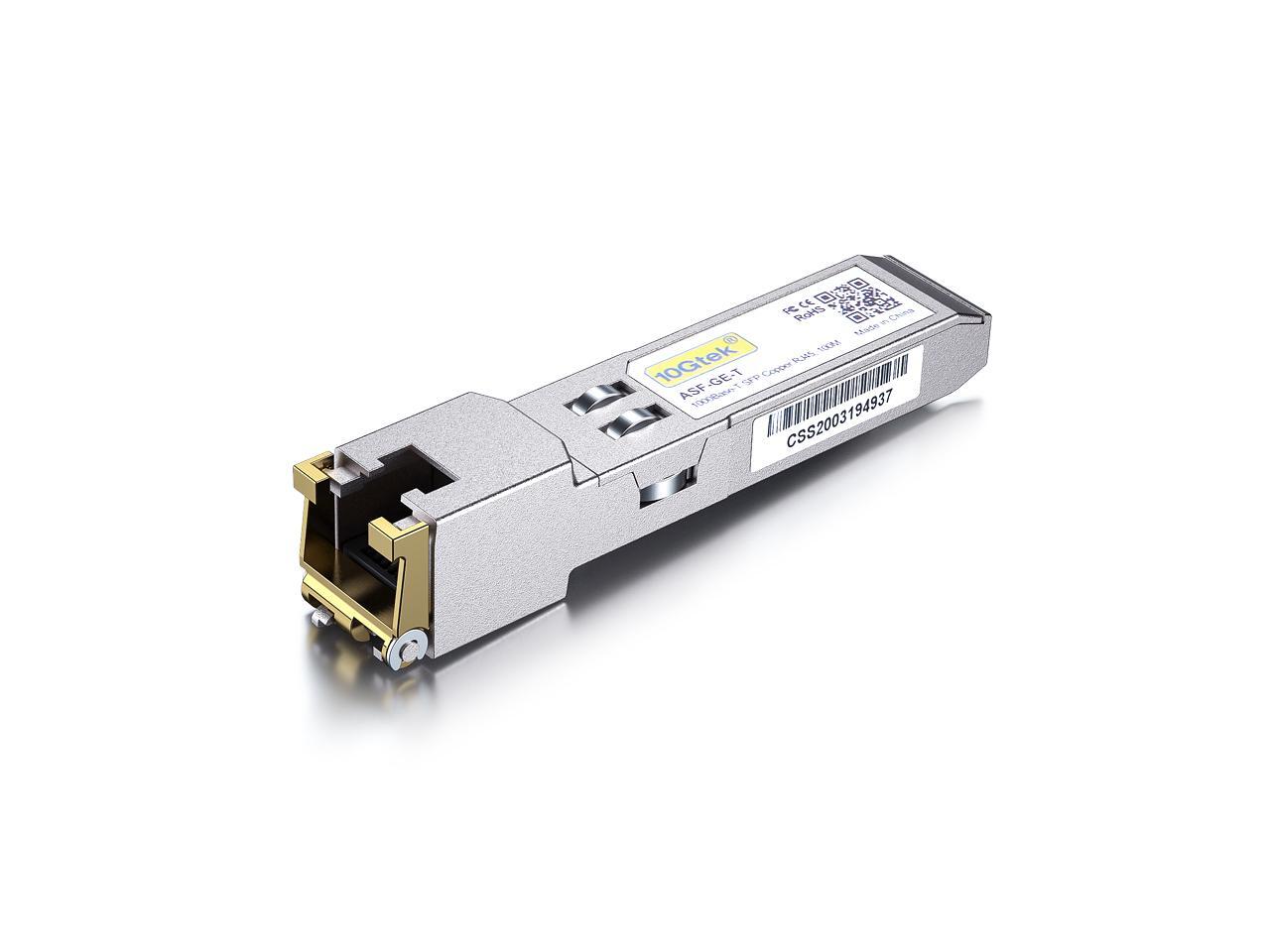 1.25G SFP-T, 1000BASE-T Copper SFP, SFP to RJ45 SFP, Compatible with ...