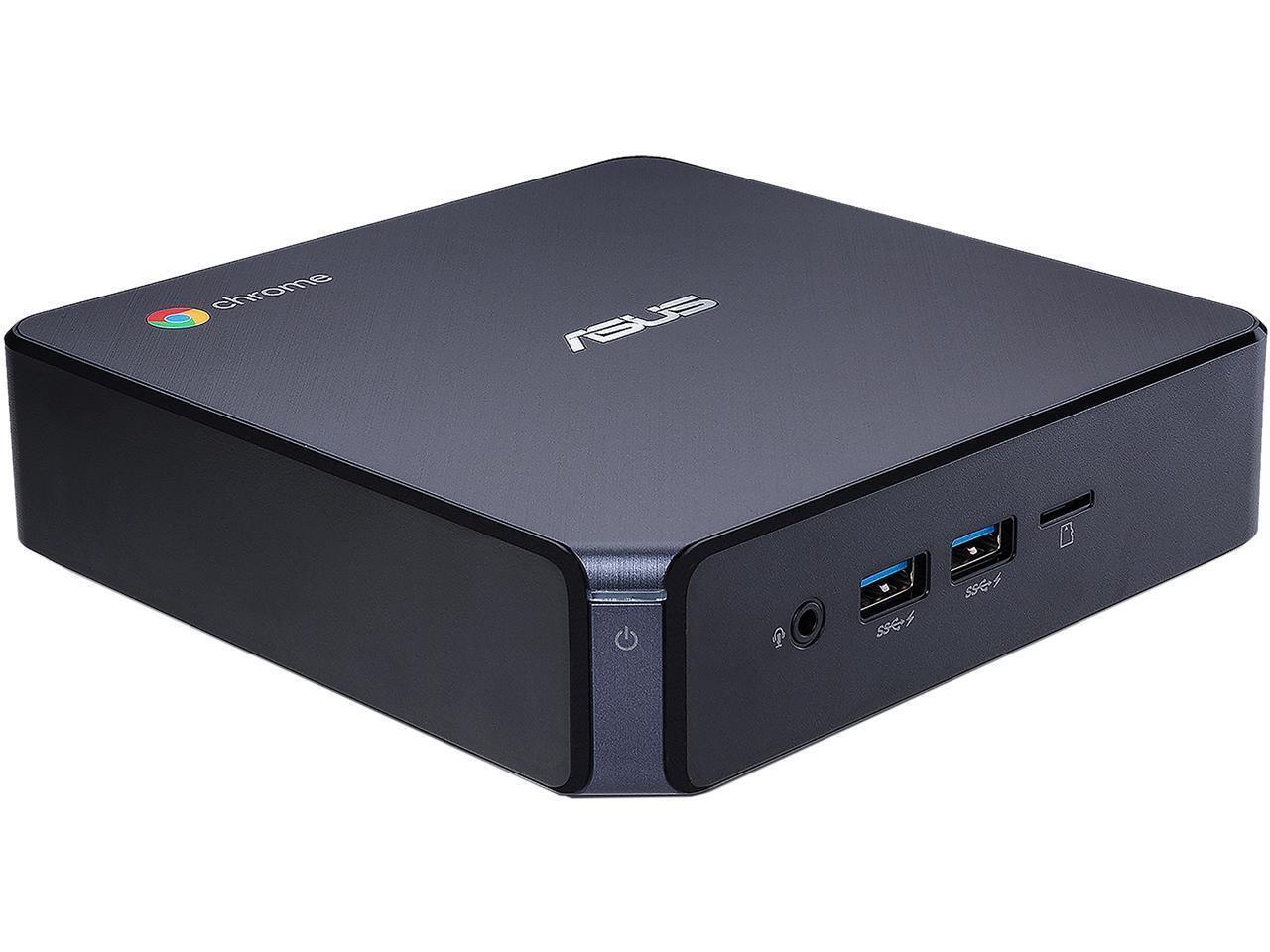 ASUS Chromebox 3 Mini PC, Intel Celeron 3865U 1.8GHz, 4GB RAM, 32GB ...