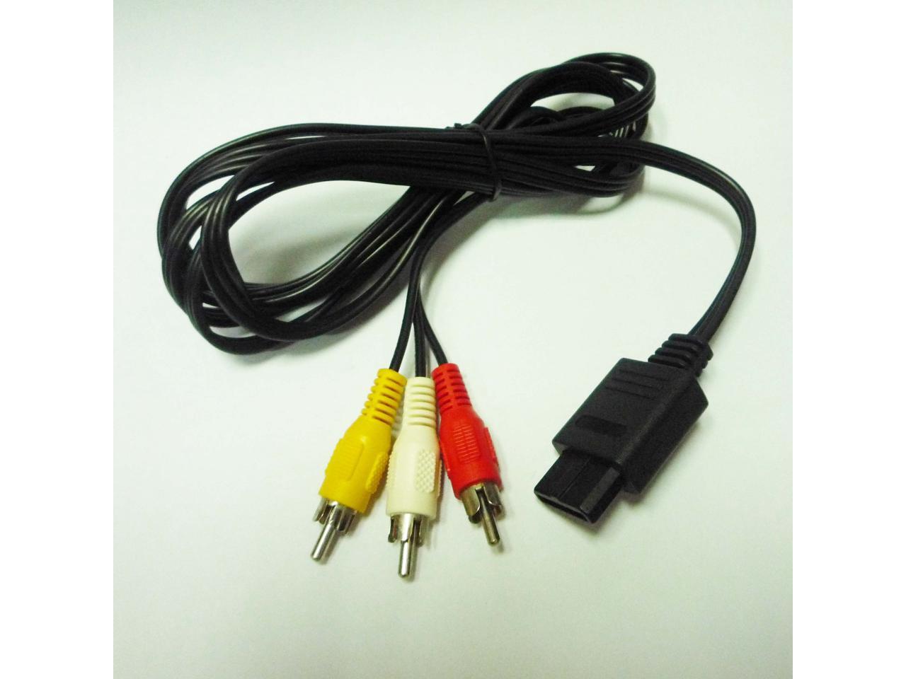 AV Audio Video A/V TV Cable Cord for Nintendo 64 N64 GameCube NGC SNES ...
