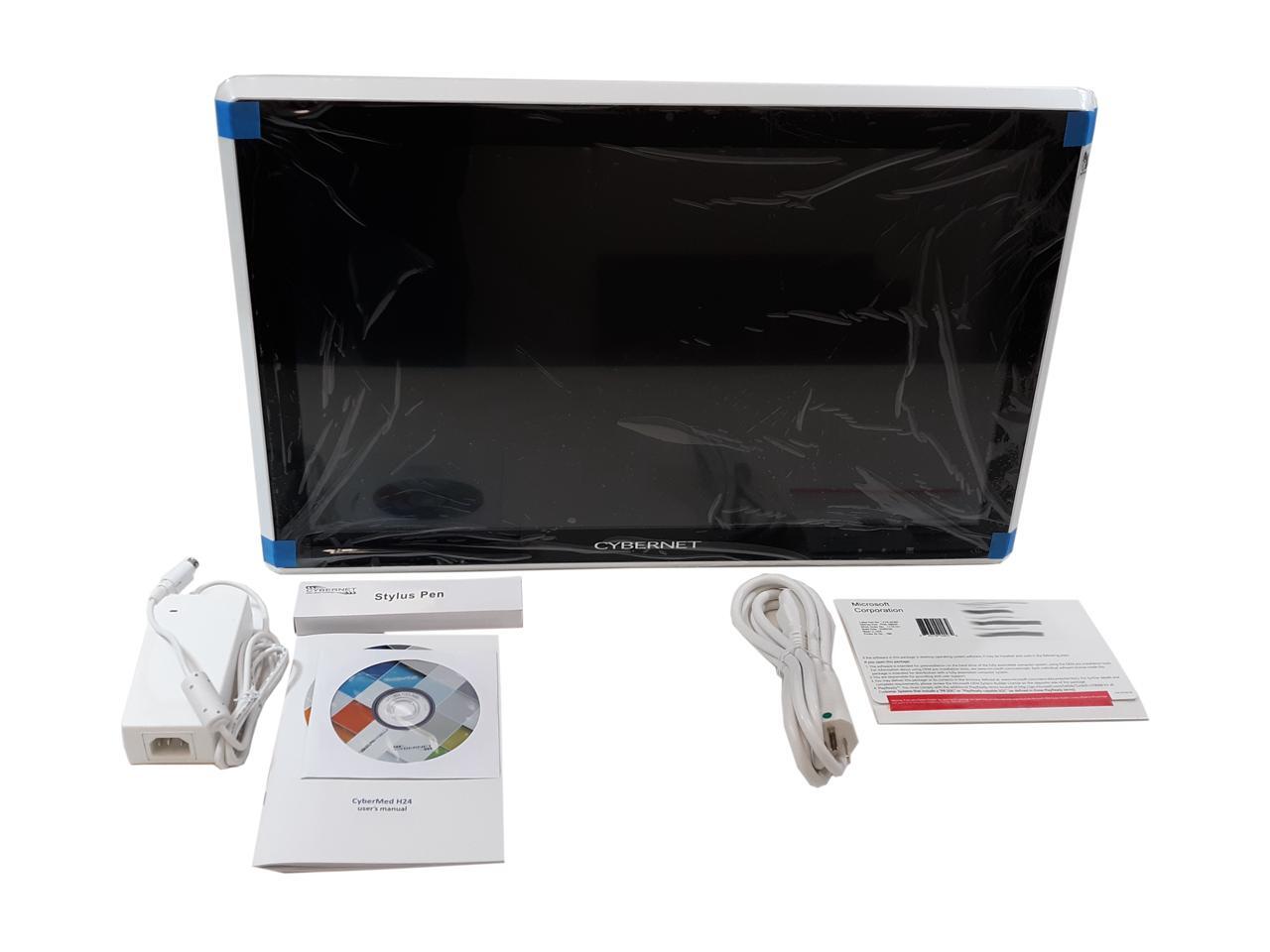 Cybernet 24" Fanless Medical Grade AIO Core i7-4765T 2Ghz Ram 16GB SSD ...