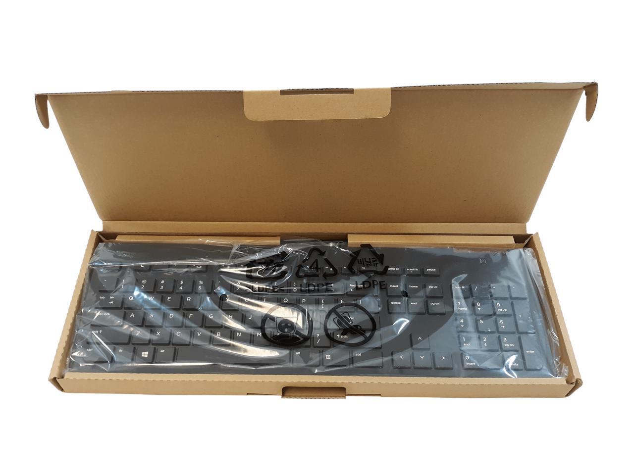 HP USB Slim Smartcard TPC-C001K CCID Keyboard Black 911502-001 911725 ...