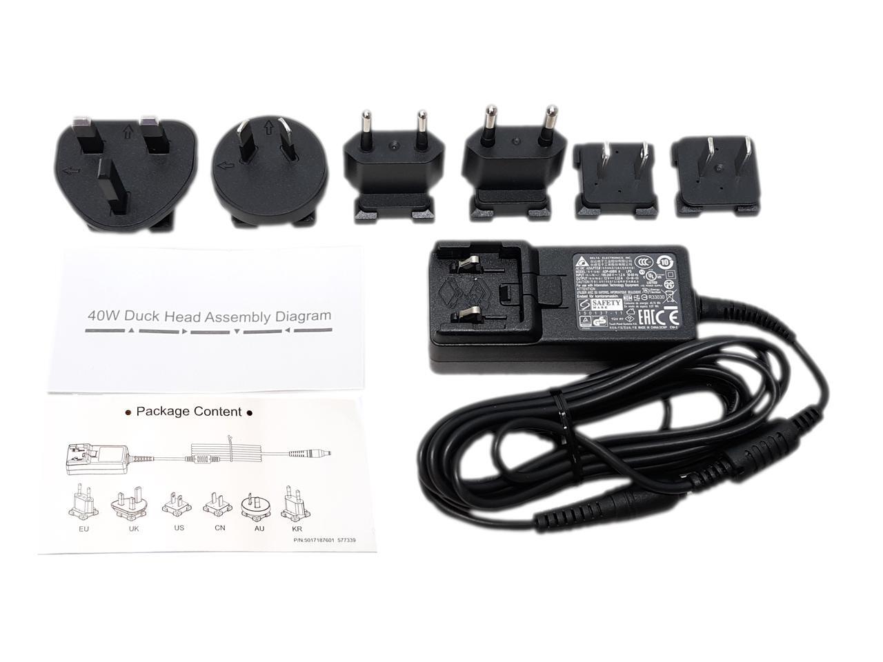 Delta Electronics AC Adapter ADP-40BW A Input: 100-240V 1.2A Output ...