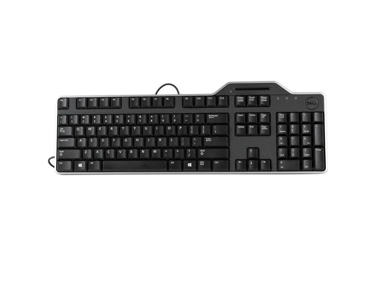 OEM Dell KB813 Black USB English Keyboard with Smart Card Reader ...