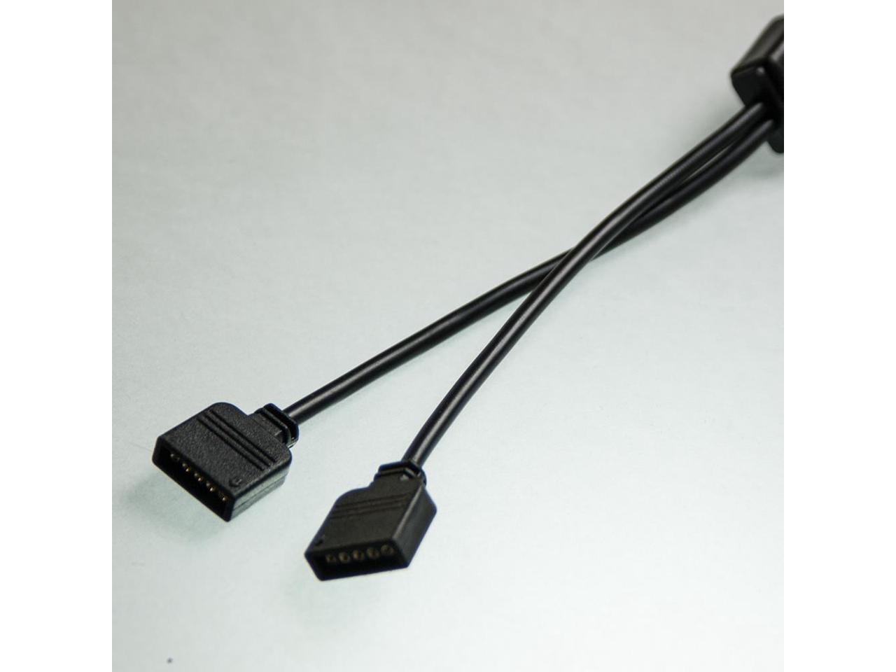 ModMyMods 5-Pin Female RGBW LED Strip 2-Way Splitter Cable - Black (MOD ...