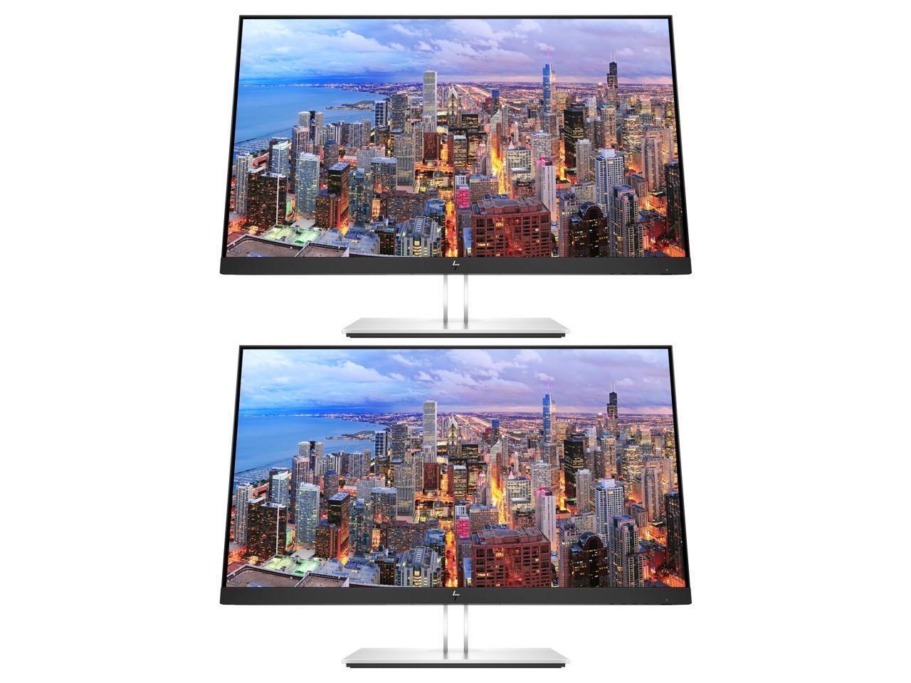 HP EliteDisplay E27q G4 27 Inch IPS LED Backlit Monitor 2-Pack, QHD QHD ...