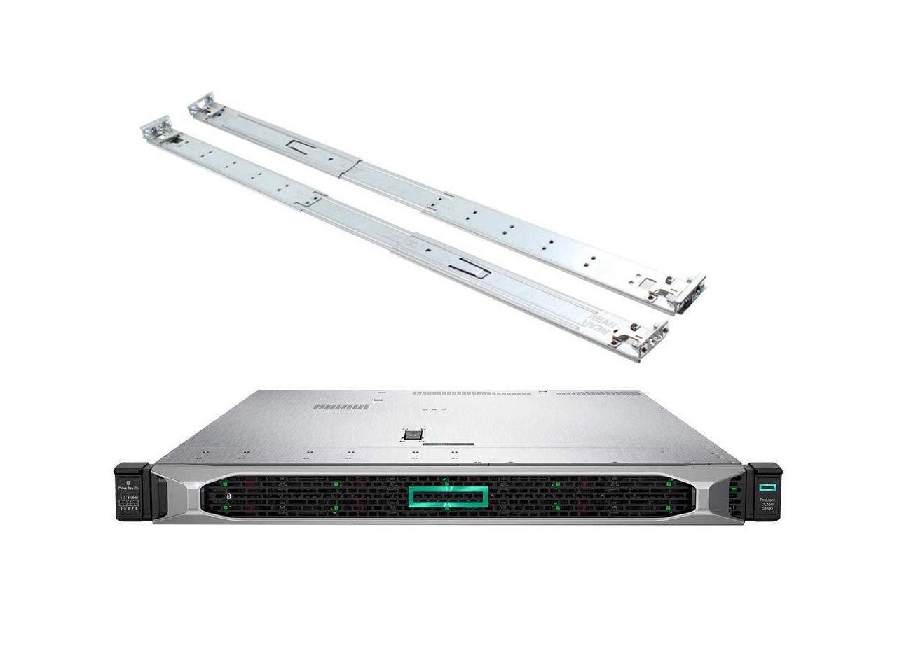 HP ProLiant DL360 Gen10 Server Bundle with Rail Kit, 2 x Intel Silver ...