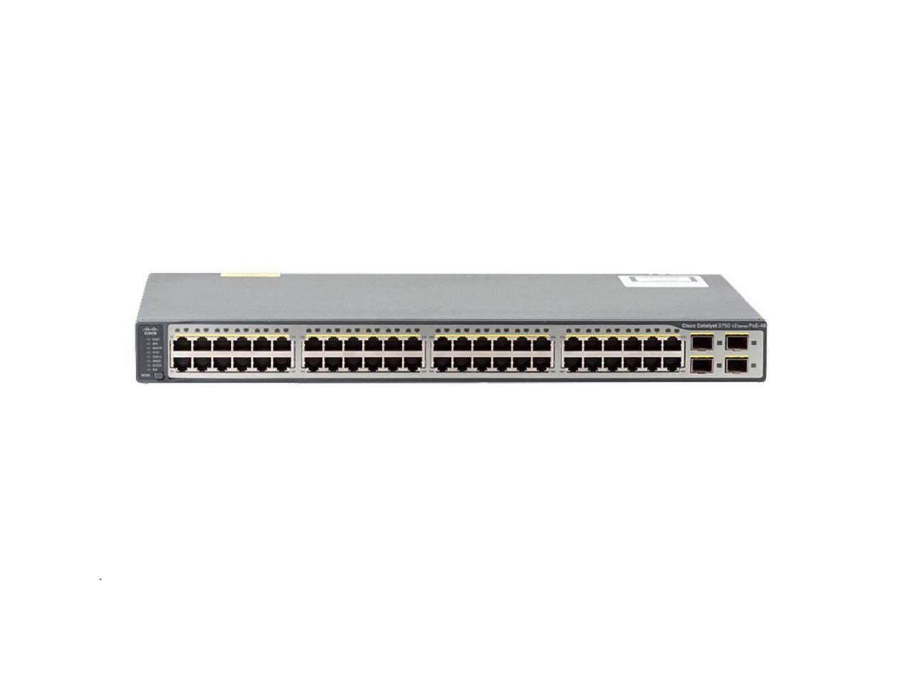 Cisco 3750 Series 48 Port PoE Switch, WS-C3750-48PS-E - Newegg.com