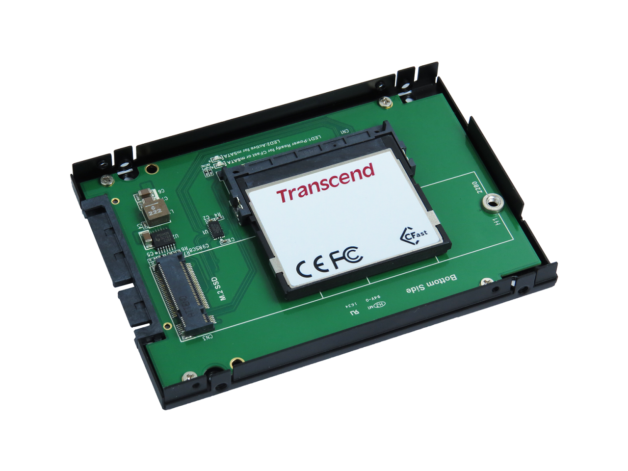 Innocard S2093F SATA III to M.2 SSD (SATA Interface) & CFast Card ...