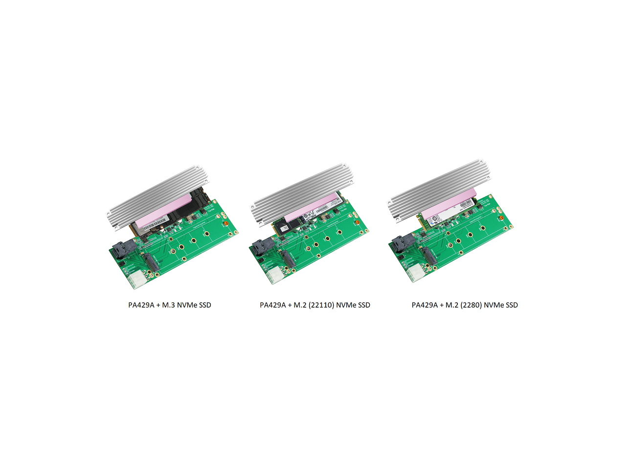 Innocard M.2 M-key golden finger to Oculink Adapter with Oculink to ...