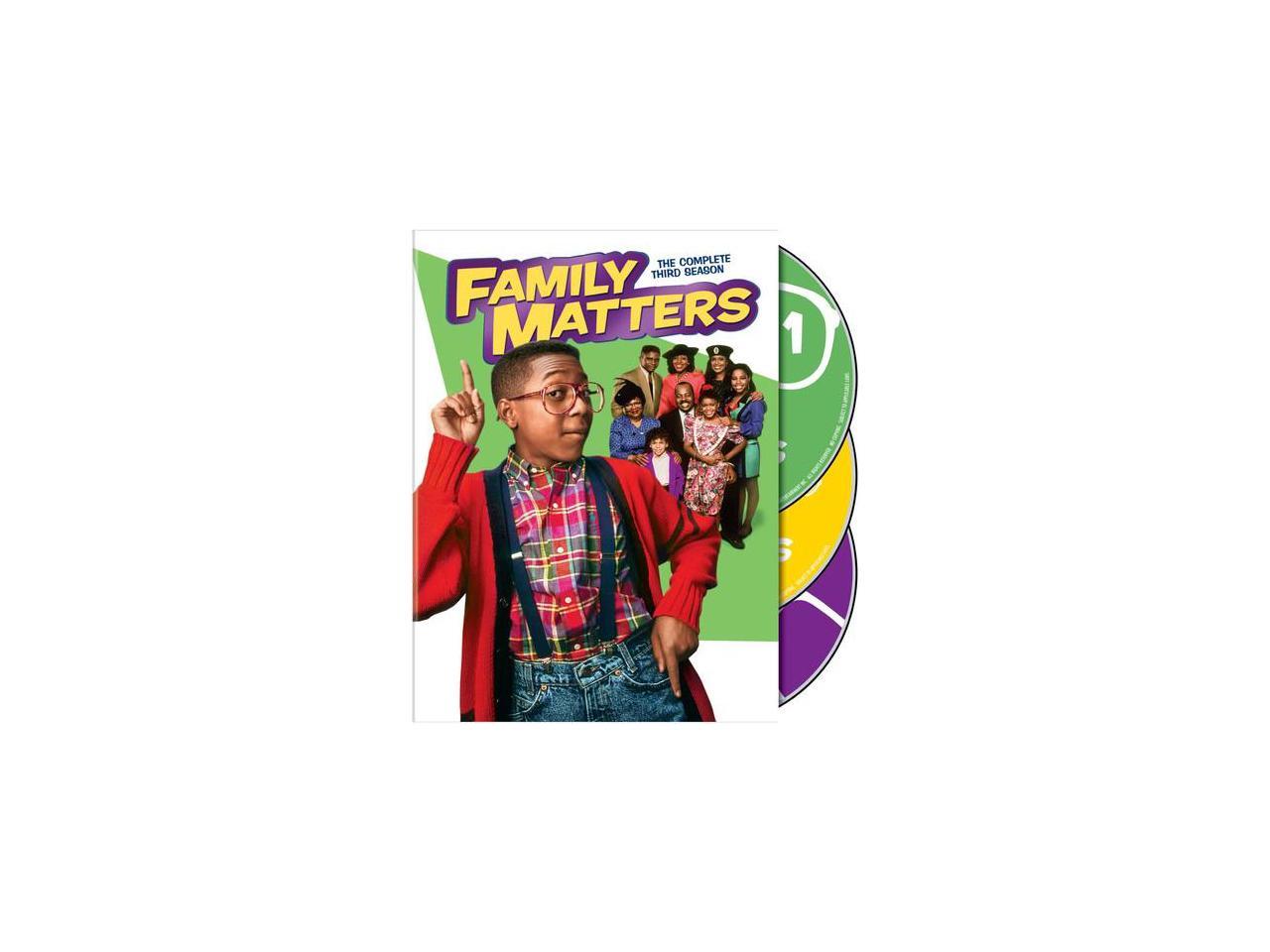 STUDIO DISTRIBUTION SERVI FAMILY MATTERS-COMPLETE SEASON 3 (DVD/3 DISC ...