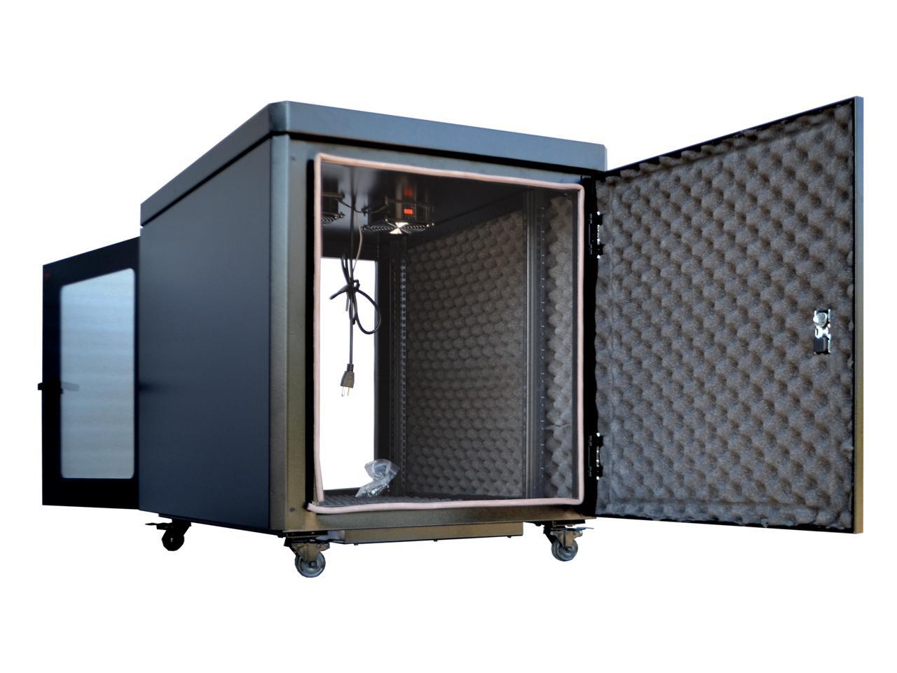 Sysracks 12U 35" Soundproofing Network IT Server Cabinet Enclosure Rack ...
