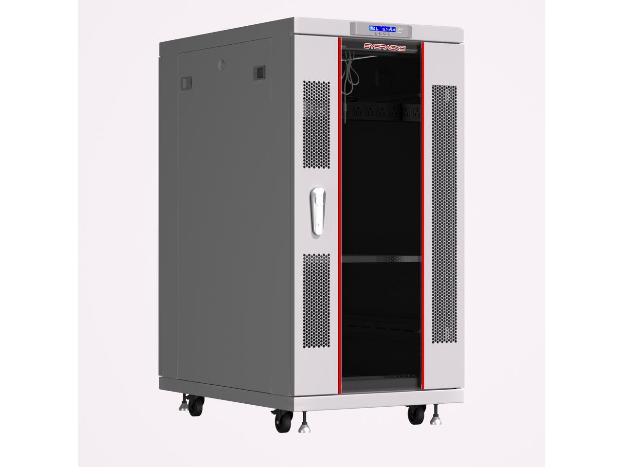 Server Rack - Locking Server Cabinet - Network Rack - Av Cabinet - 22U ...