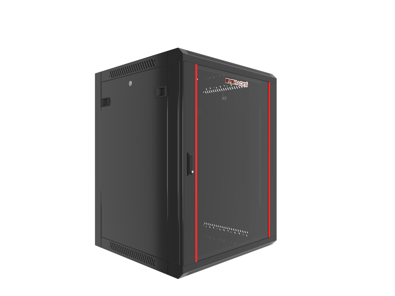 15U Wall Mount Server Rack Computer Cabinet Locking Network Enclosure ...