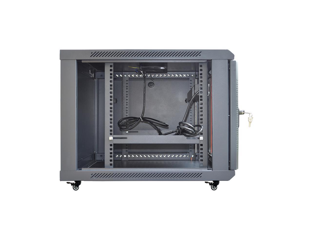 Sysracks 12U 35" Deep Server IT Network Enclosure Rack Lockable Cabinet ...