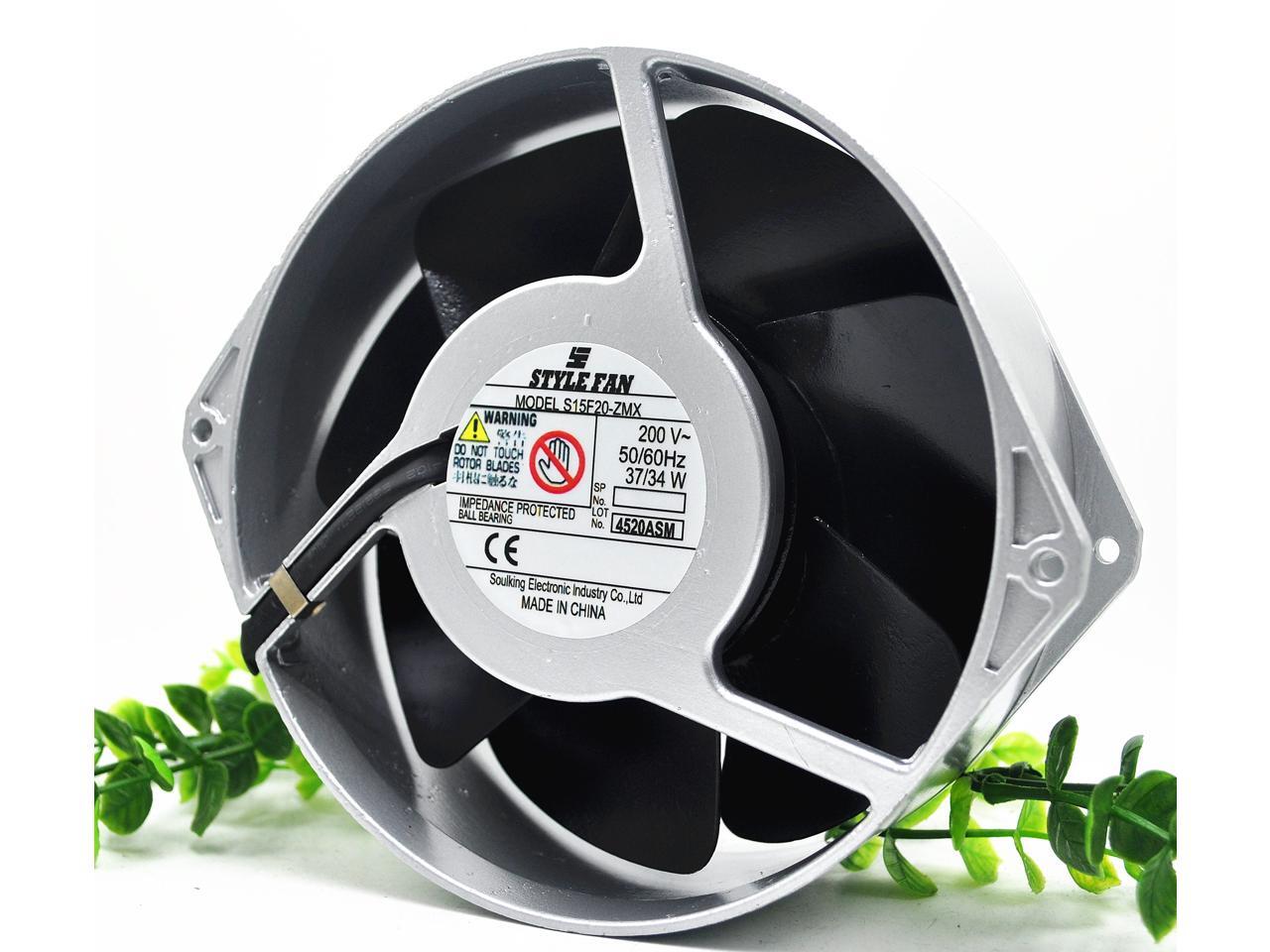 Original STYLE FAN S15F20-ZMK 200V all-metal equipment fan high ...