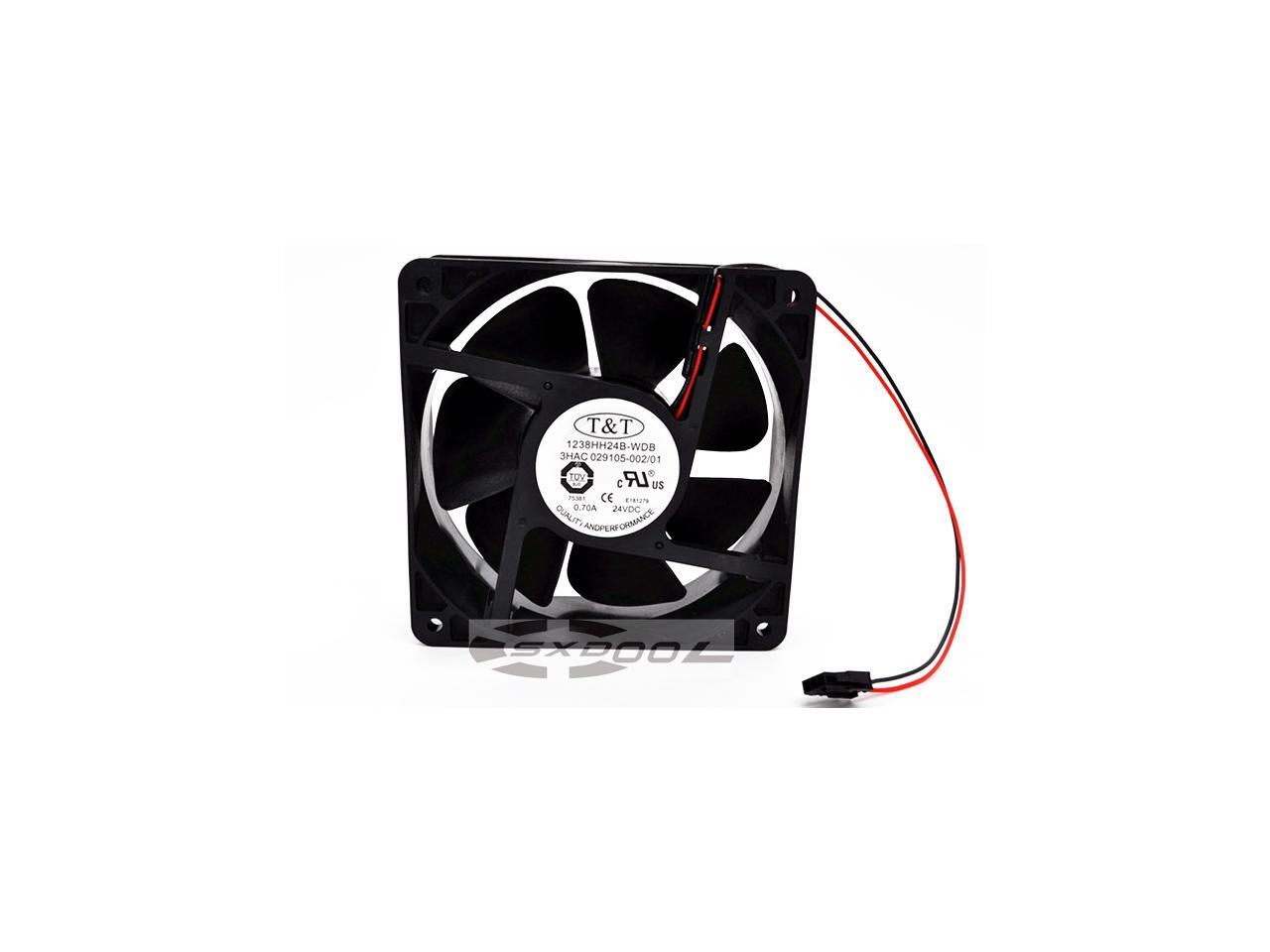 T&T 1238HH24B-WDB 3HAC15374-1 3HAC029105-002 ABB robot controller fan ...