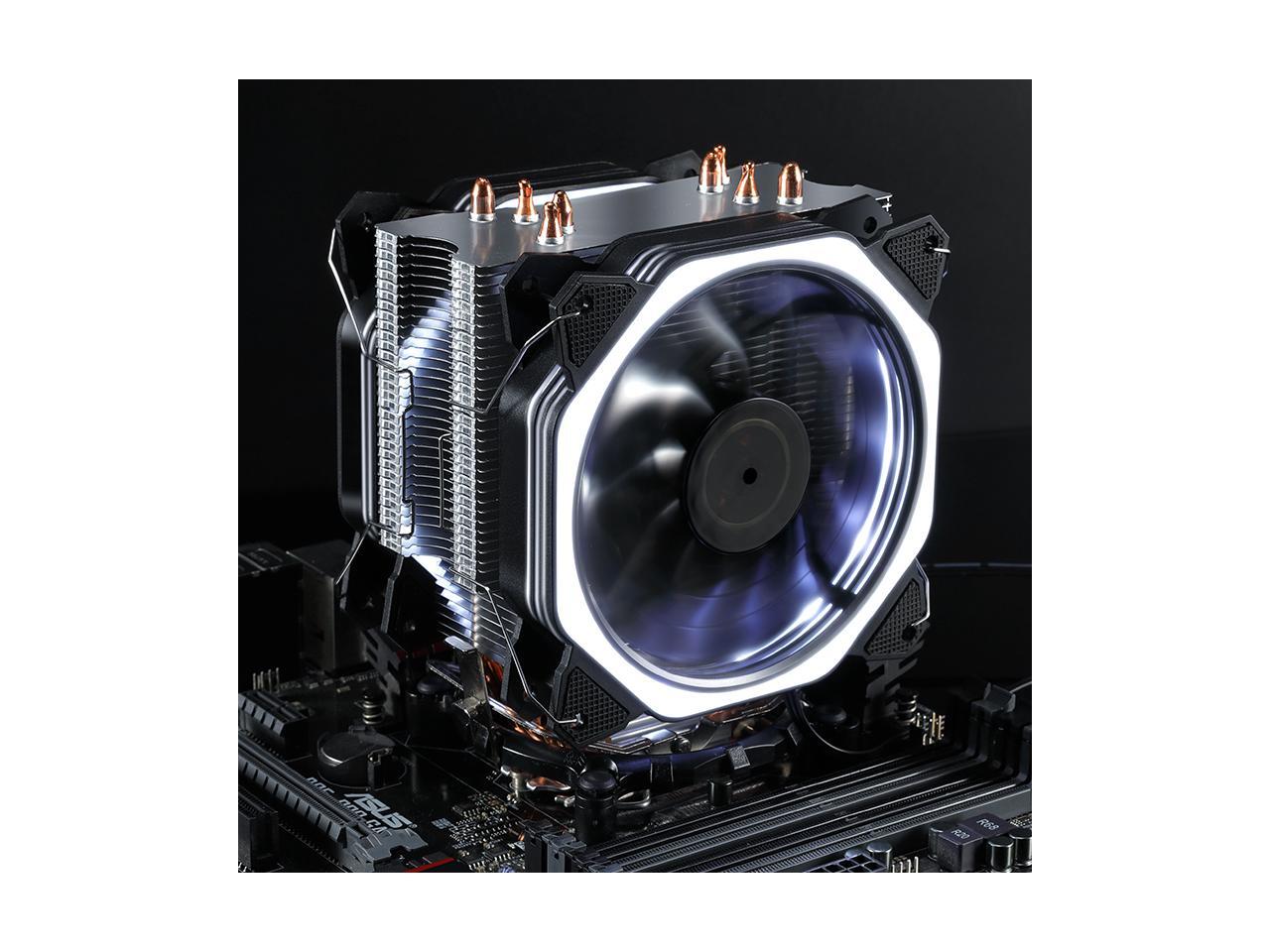 8pcs fan + remote controller pwm cpu rgb fan 120mm Fan Computer PC Case ...