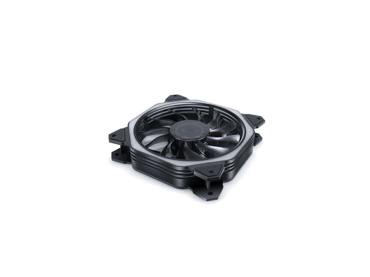 4fans+remote controller pwm cpu rgb fan 120mm Fan Computer PC Case Fan ...