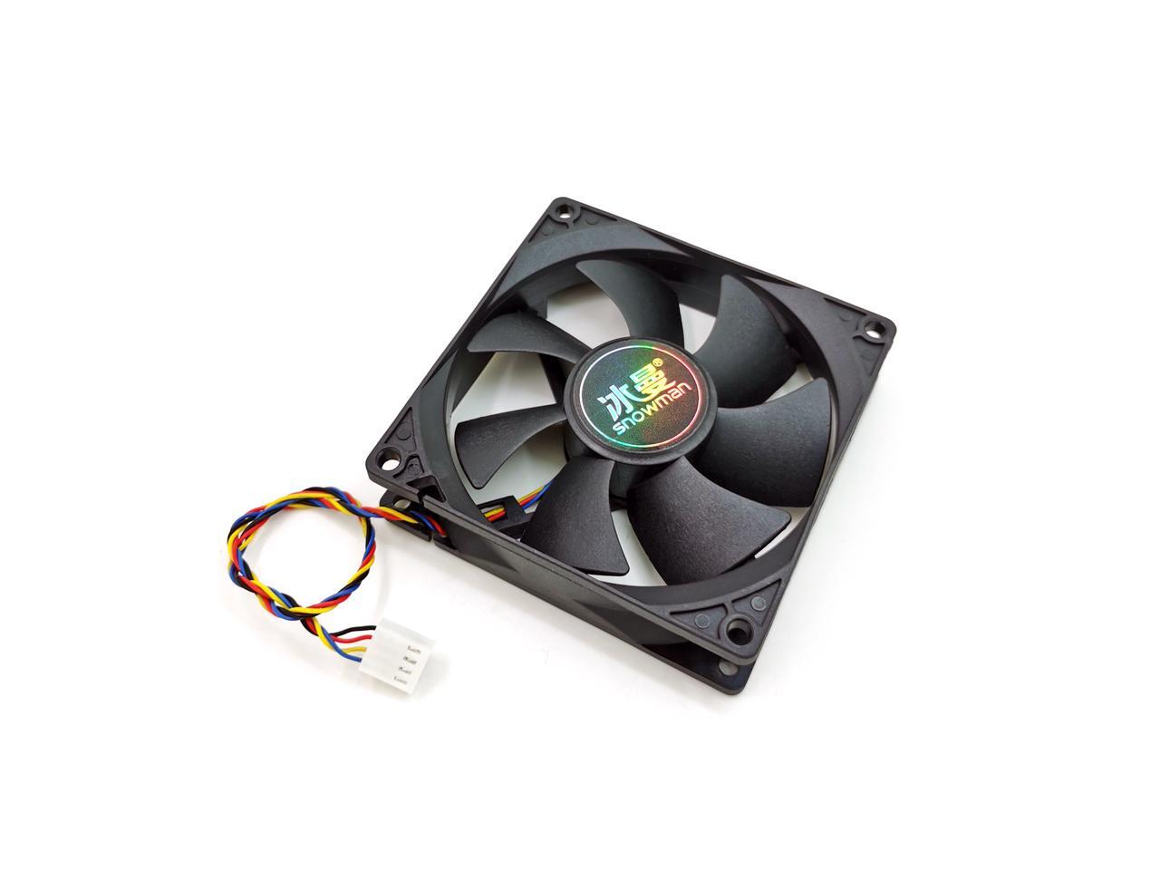 90mm 4 Pin PWM Fan 92mm Computer Case Fan Silent 9CM CPU Cooling Fan ...