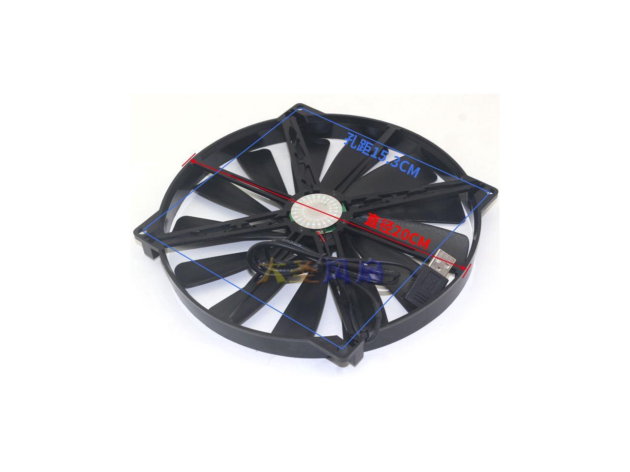 New cooler master 5V USB socket cooling fan A20020-07CA-2JN-F1 200mm ...