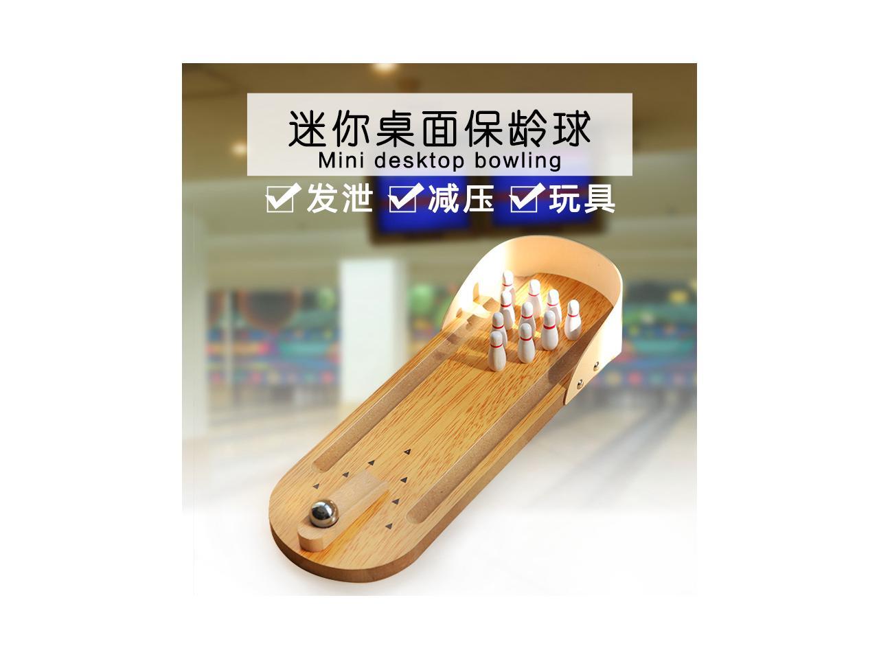 Mini table bowling, puzzle decompression parent-child toys parent-child ...