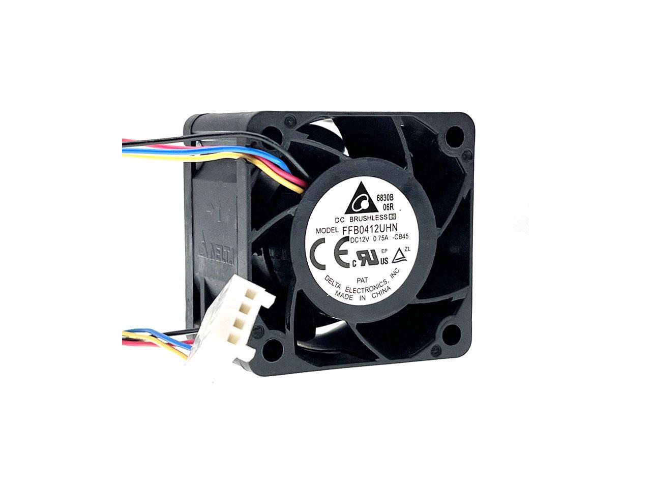 40mm 12V High Speed Powerful PWM Cooling Fan for DELTA FFB0412UHN 4cm ...