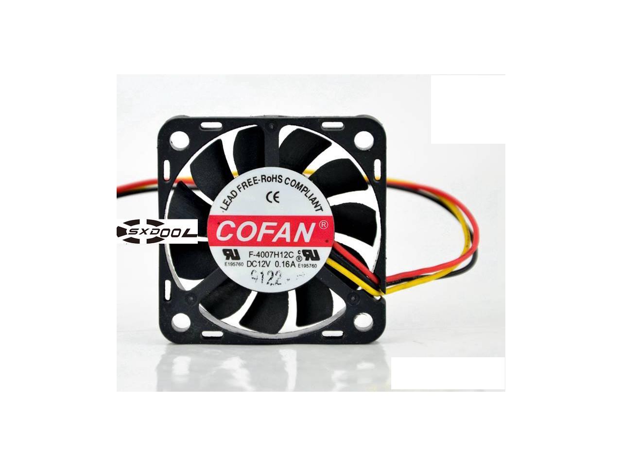 COFAN F-4007H12C 12V 0.16A 4CM 40*40*7MM cooling fan - Newegg.com