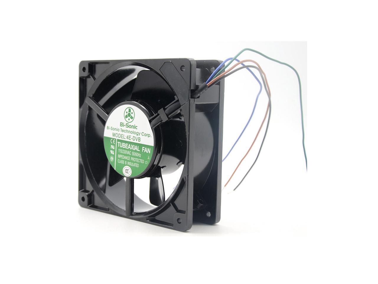 Bi-Sonic 4E-DVB 12038 115/230V 50 / 60 Hz 22.2/ 21.2 W 12cm 77.5/89CFM all metal axial Cooling ...