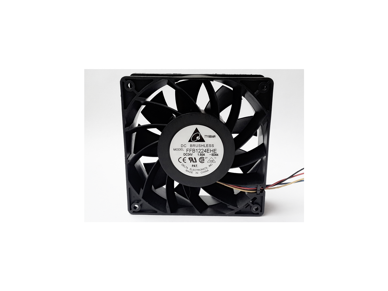 Delta FFB1224EHE 120mmX38mm 12038 12cm DC 24V 1.5A 4-Wire 3800RPM ...
