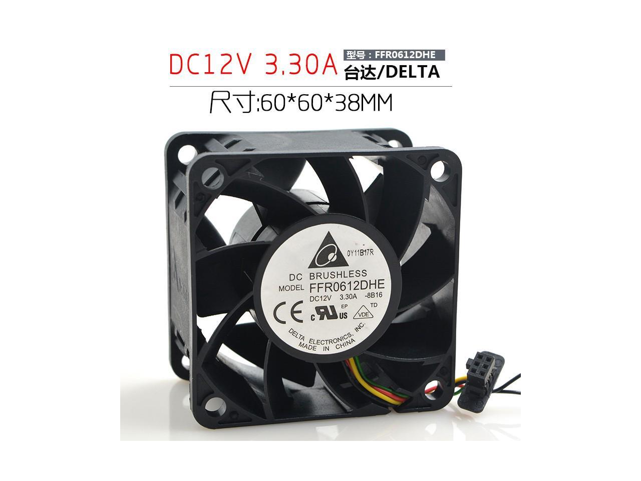 Delta/DELTA 6038 FFR0612DHE 12V 3.30A 6CM Super Violent Server Cooling Fan - Newegg.com