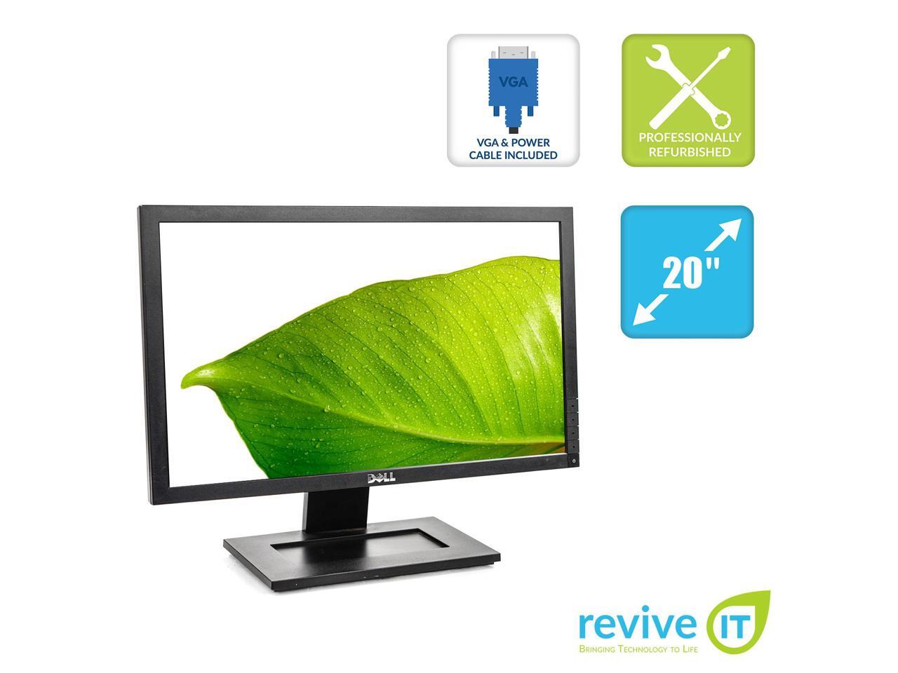 Refurbished: Dell E2011H 20" 1600x900 LED LCD Widescreen Flat Panel VGA ...